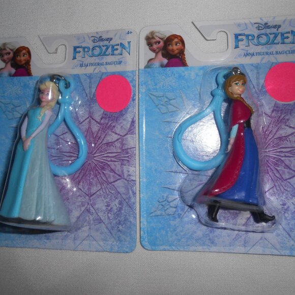 Frozen | Toys | 2 New Disney Frozen Figural Bookbag Backpack Clips Elsa ...